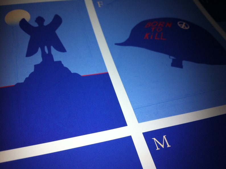 Movie Poster - Alphabet Poster - A-Z Film Poster - Film Quiz - Movie ...