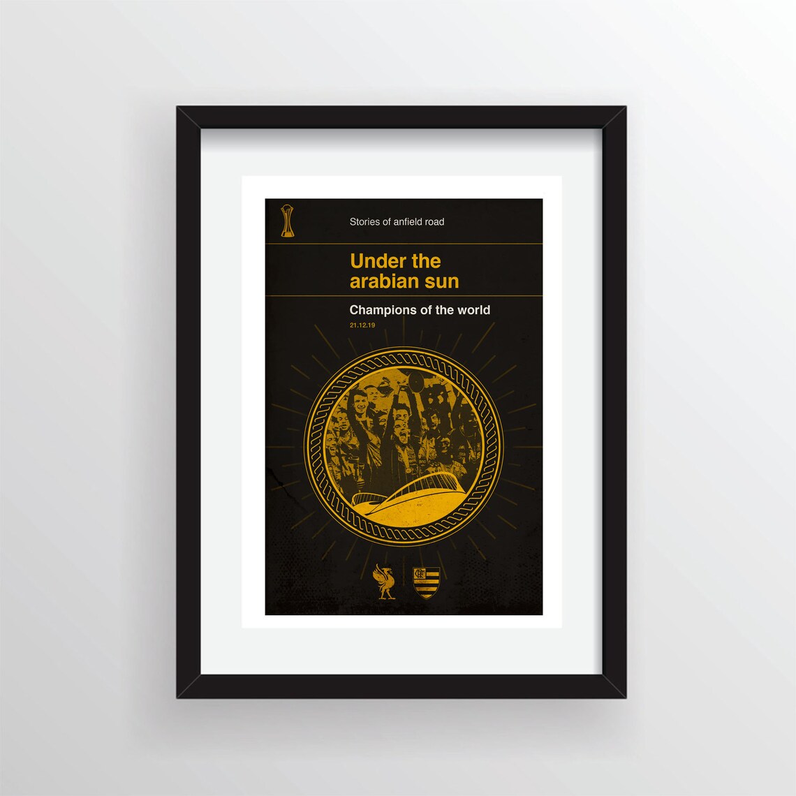 Liverpool FC Poster - LFC Print - Football Art - Liverpool Poster ...