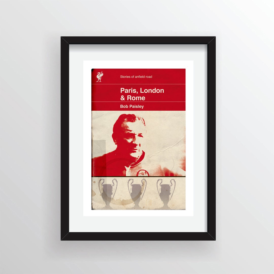 Liverpool FC Poster - LFC Print - Football Art - Liverpool Poster - Bob ...