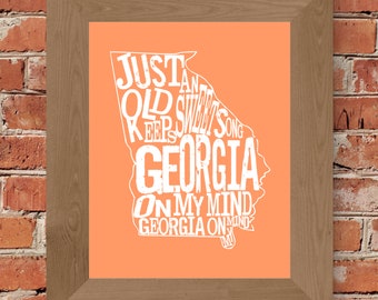 Georgia on My Mind | Etsy