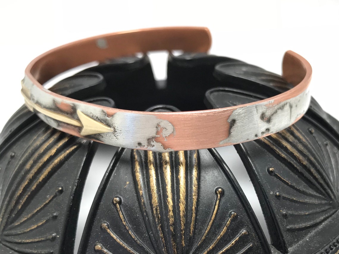 ARROW Stacker Stacking Copper or Brass Hand Stamped Metal | Etsy