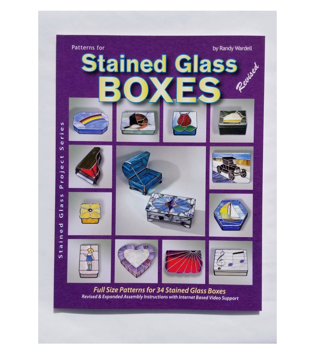 Stained Glass Boxes Pattern Book. New Updated Edition. 3D Art Glass ...
