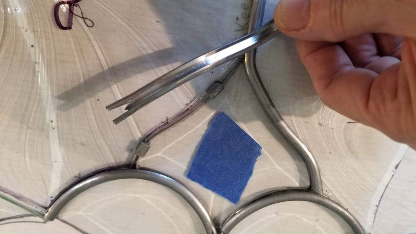 Lead Came Cutter. Fan Out, Sharply Cuts All Sizes H & U Channel. Frame ...