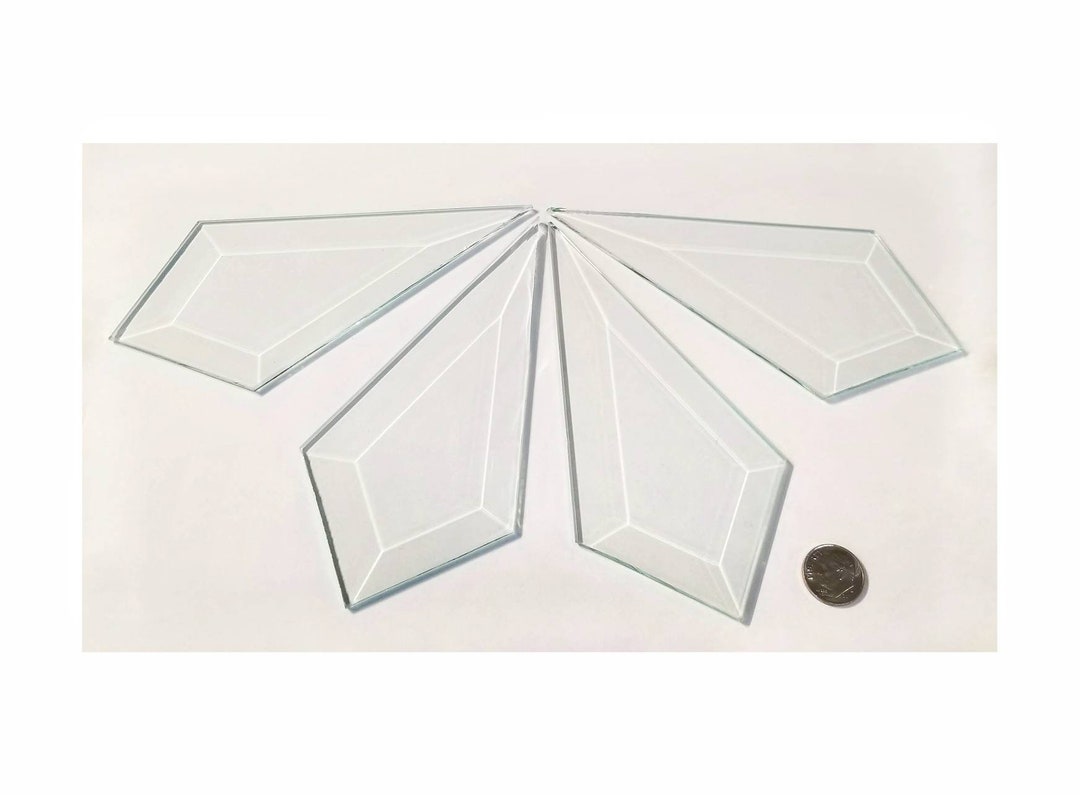 Stained Glass Bevels. Set of 4 Clear. Diy Artisian Craft Projects ...