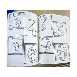 Alphabet & Numbers Stained Glass Patterns. Diy Signs, Windows ...