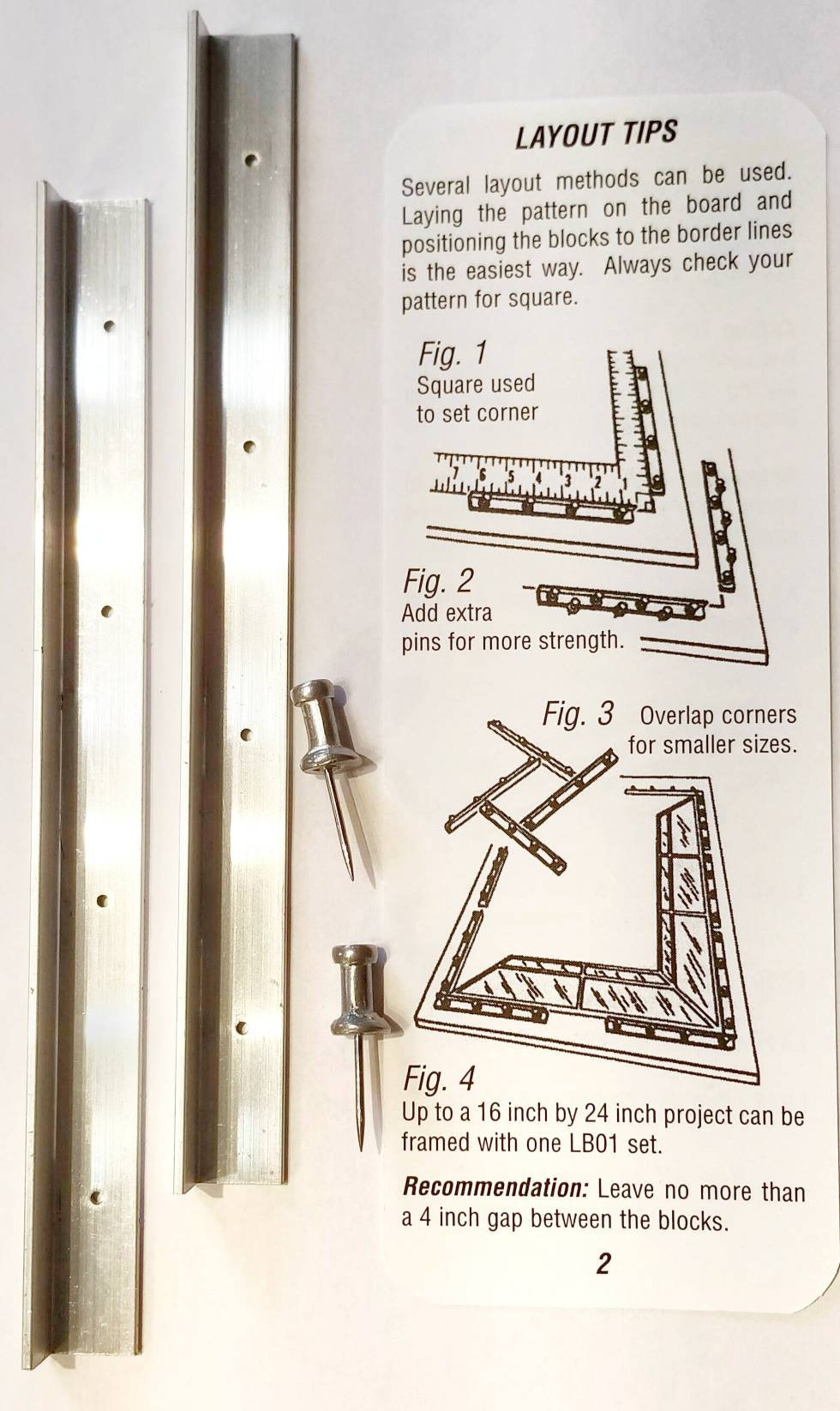 6'' Morton System Layout Blocks. Stained Glass Tool. Create Straight ...