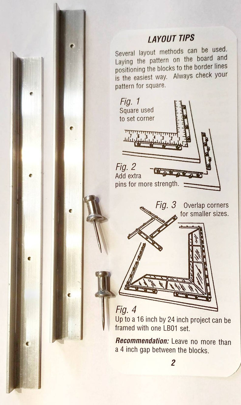 6'' Morton System Layout Blocks. Stained Glass Tool. Create Straight ...