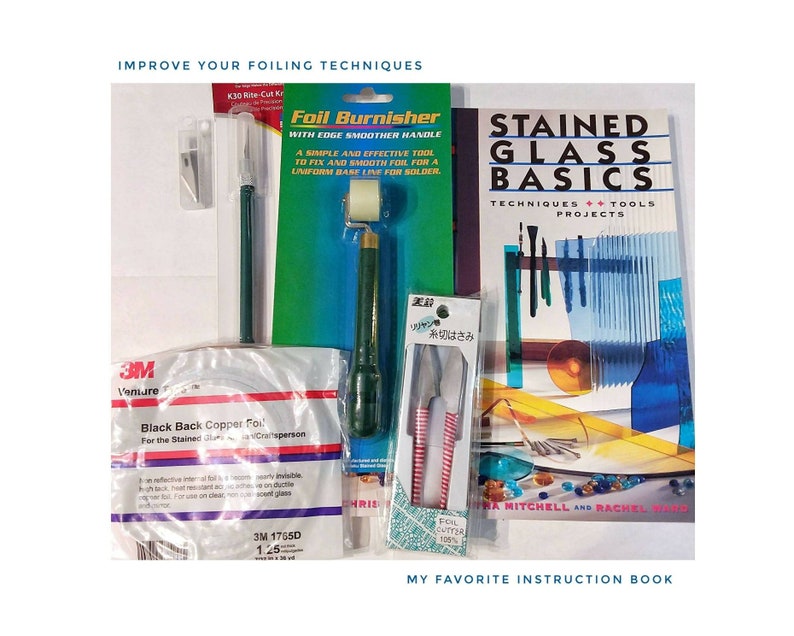 Stained Glass Copper Foil Burnisher Hand Tool for Foiling | Etsy