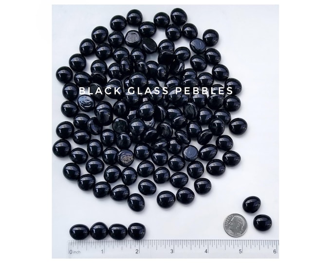 Iridescent Clear Glass Pebbles for Stained Glass. Diy Craft Projects ...