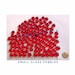 Small Red Glass Nuggets for Stained Glass. 96 Coe Fusible ...
