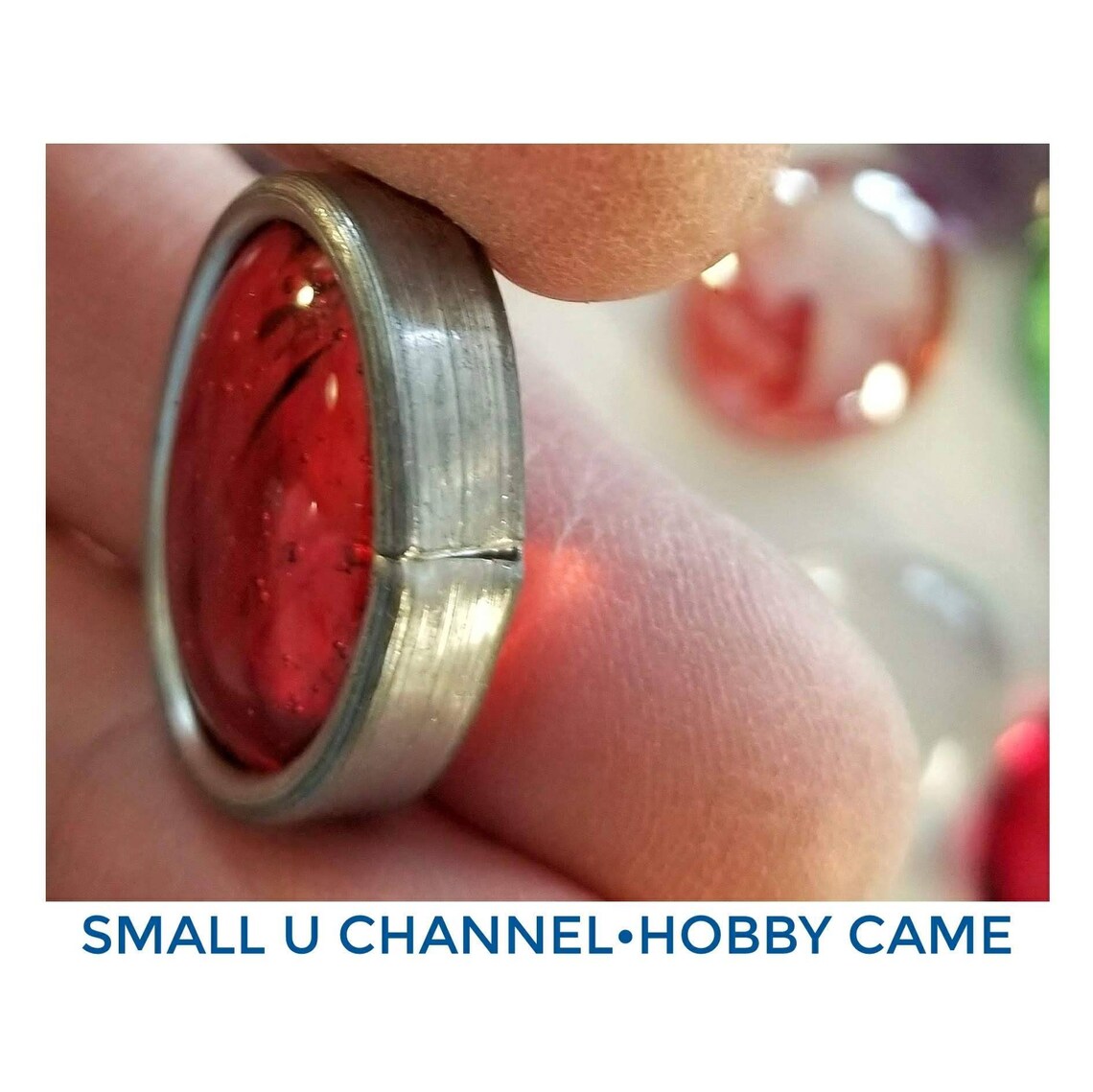 Lt. Red Glass Nuggets for Stained Glass. Stepping Stones, Mosaics ...