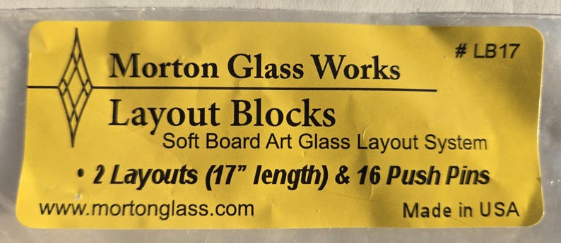 Morton System, Stained Glass Tool, Pattern Making. Create Straight ...