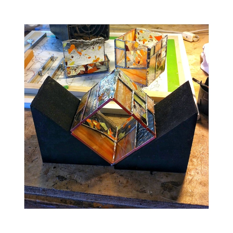 Stained Glass Box Jig wedgies for Holding 3 - Etsy