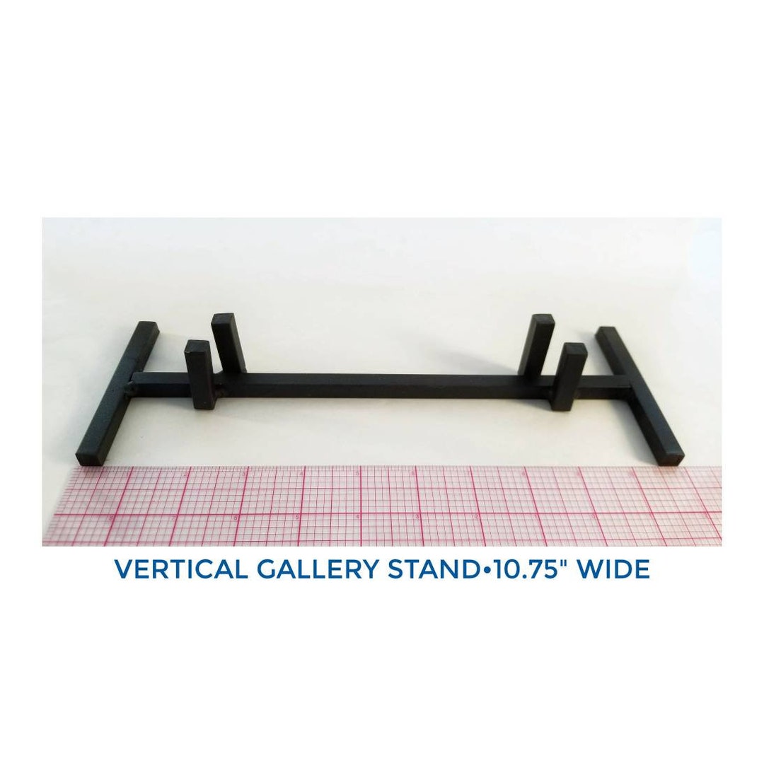 Stained Glass Display Stand Black Metal Wrought Iron Frame For Fused Glassmixed Media Art