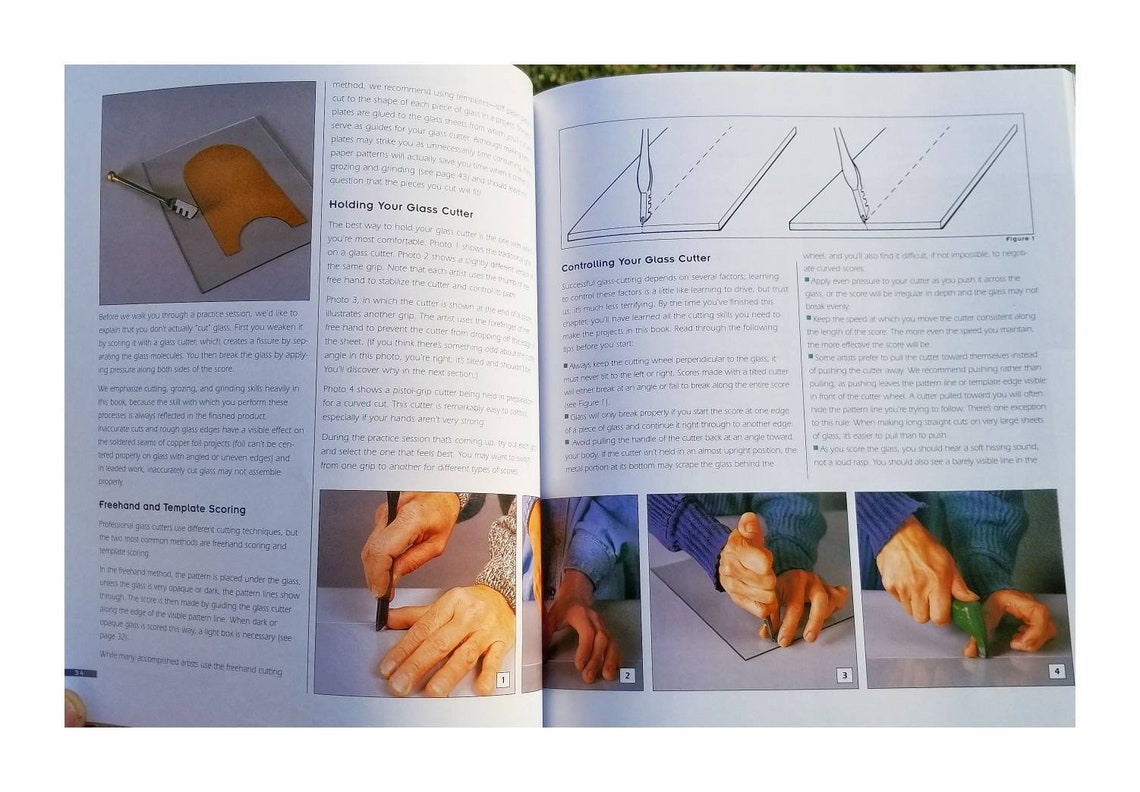 Stained Glass Basics Book, Patterns & Projects. Learn How to Create ...