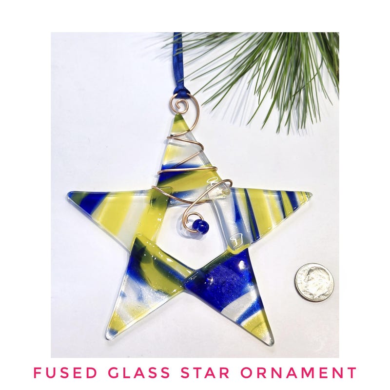 Fused Glass Star - Etsy
