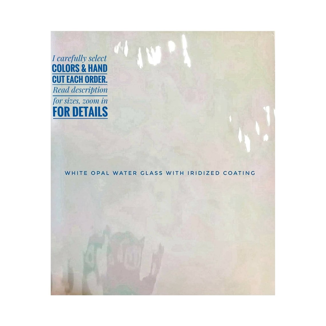 Older Stained Glass Sheets by Spectrum Glass Co. Assorted | Etsy