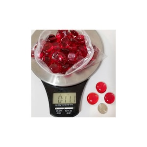 Lt. Red Glass Nuggets for Stained Glass. Stepping Stones, Mosaics ...
