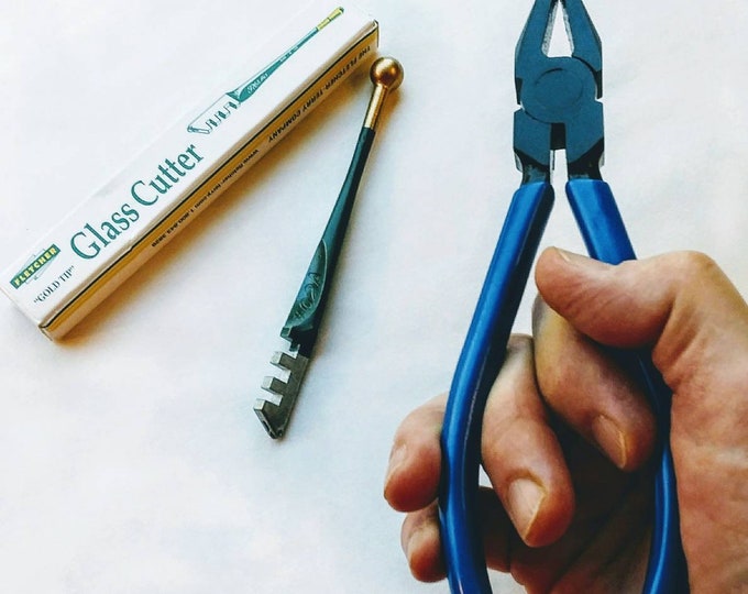 Stained Glass Cutter & Breaking Plier Tools for Stained Glass Sheets ...