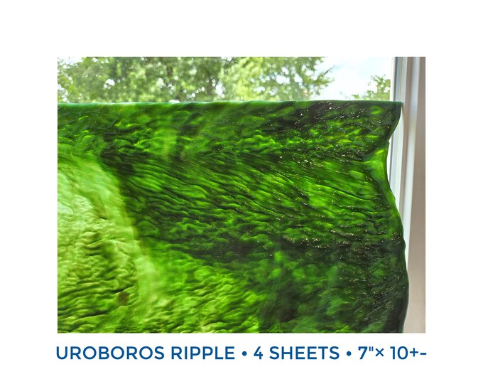 Uroboros Stained Glass. Vintage 1984. Suncatchers, Mosaic & Lamps. 4 ...