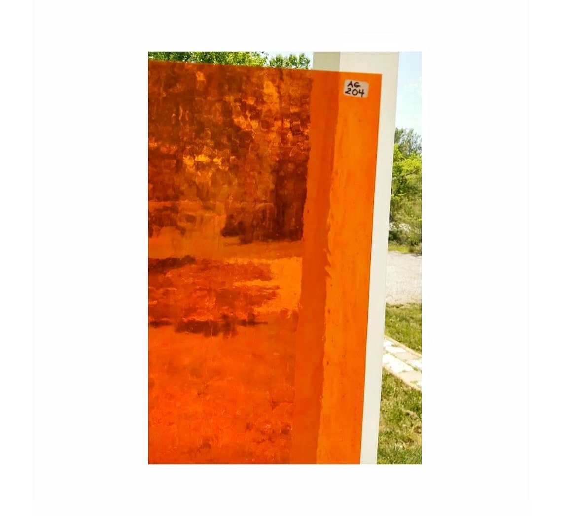 Bright Orange Glass Pack. Diy Easy to Cut Suncatchers or - Etsy