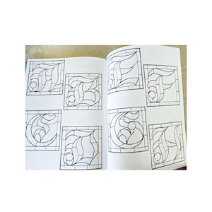 Alphabet & Numbers Stained Glass Patterns. Diy Signs, Windows ...