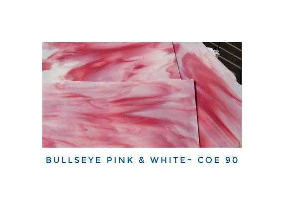 Fusible Stained Glass Sheets. Pink & White Opalescent. - Etsy