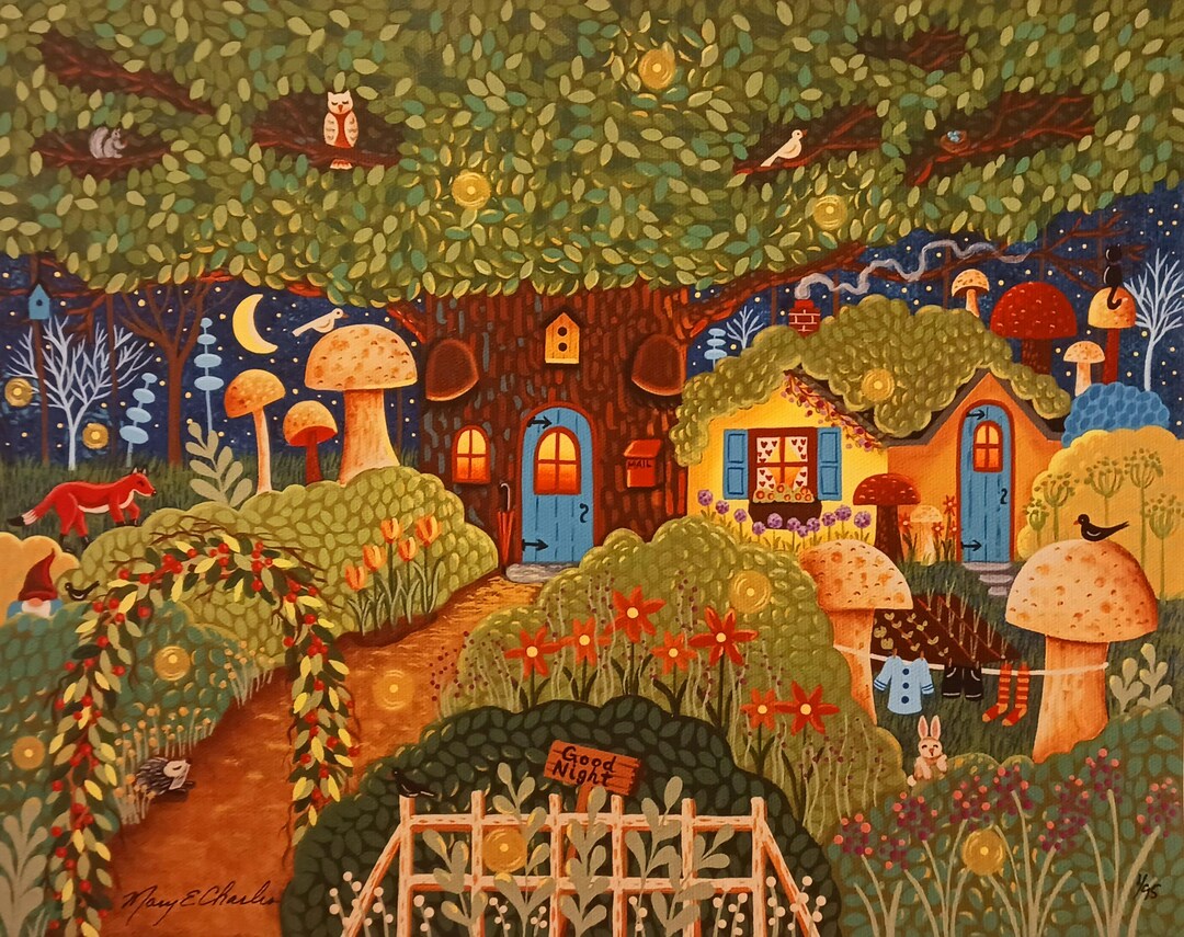 11x14 Signed Limited Edition Safe and Snug Art Print by Mary Charles - Etsy