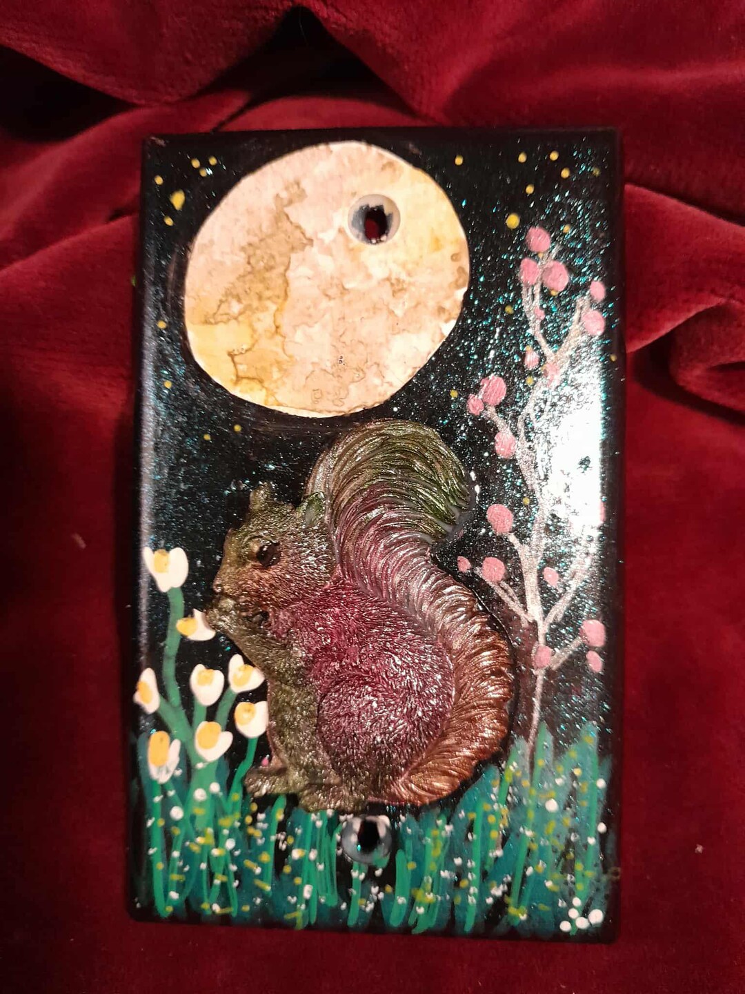 Full Moon SQUIRREL Light Switch Wall Plate Cover, Unique Decor Gothic ...