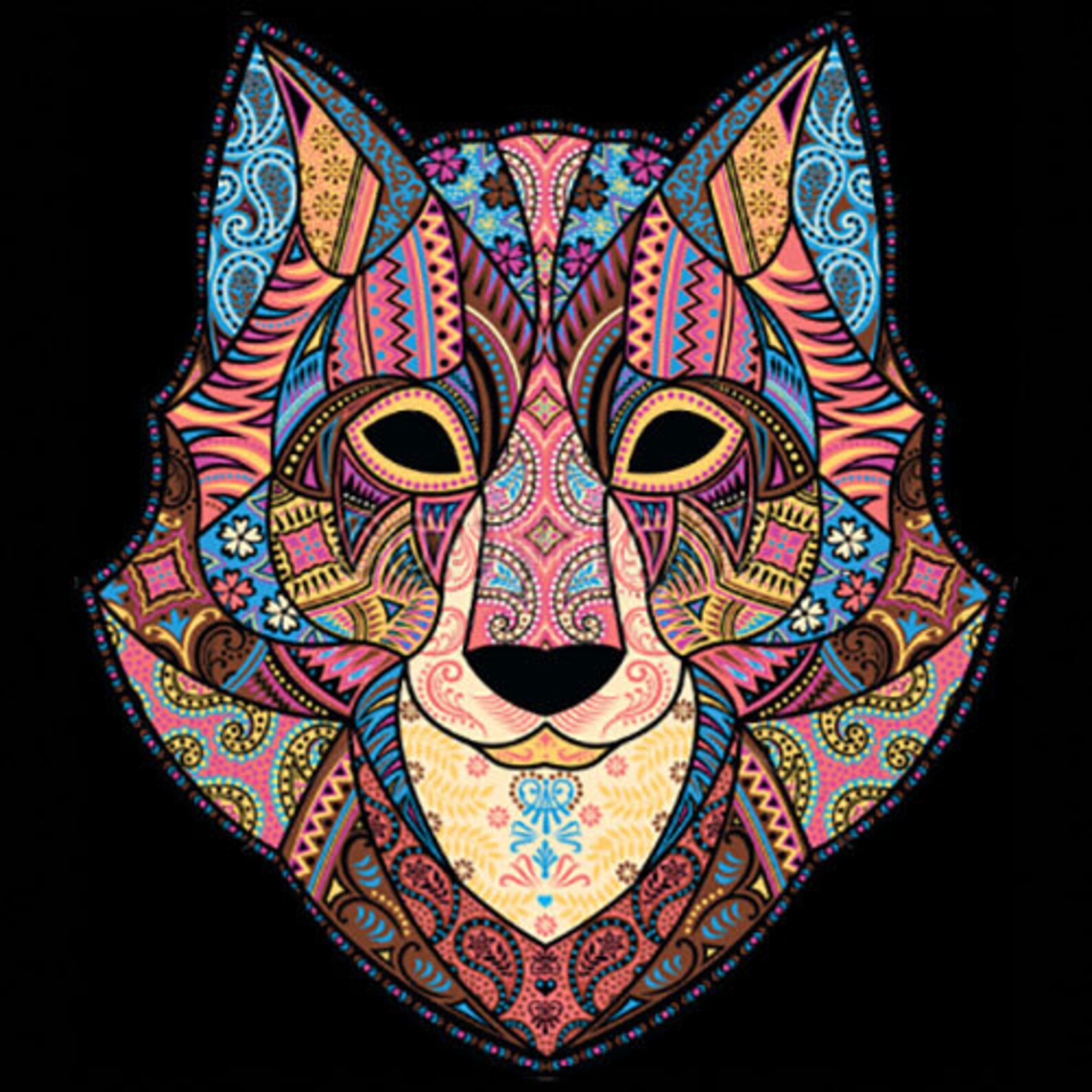 Wolf Mosaic New Apron Kitchen Cook Parties Events Gifts Unisex | Etsy