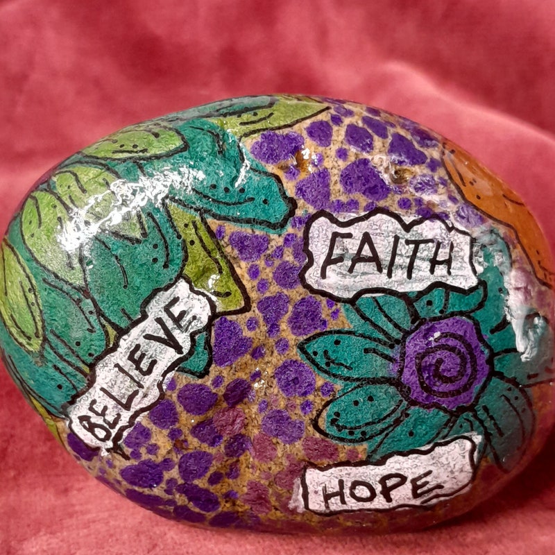 Words on Rocks - Etsy