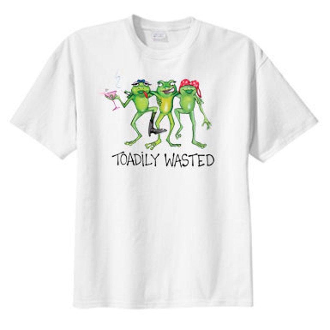 Toadily Wasted Frog Girls T Shirt S M L XL 2X 3X 4X 5X - Etsy