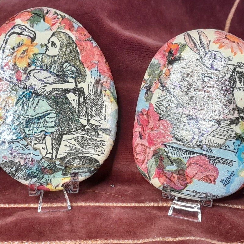 Large Painted Garden Rocks - Etsy