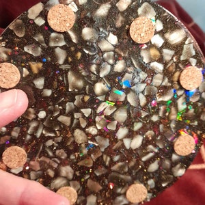 Steampunk Extra Large Coaster Unique Mixed Media Desk Office Bedside RV ...