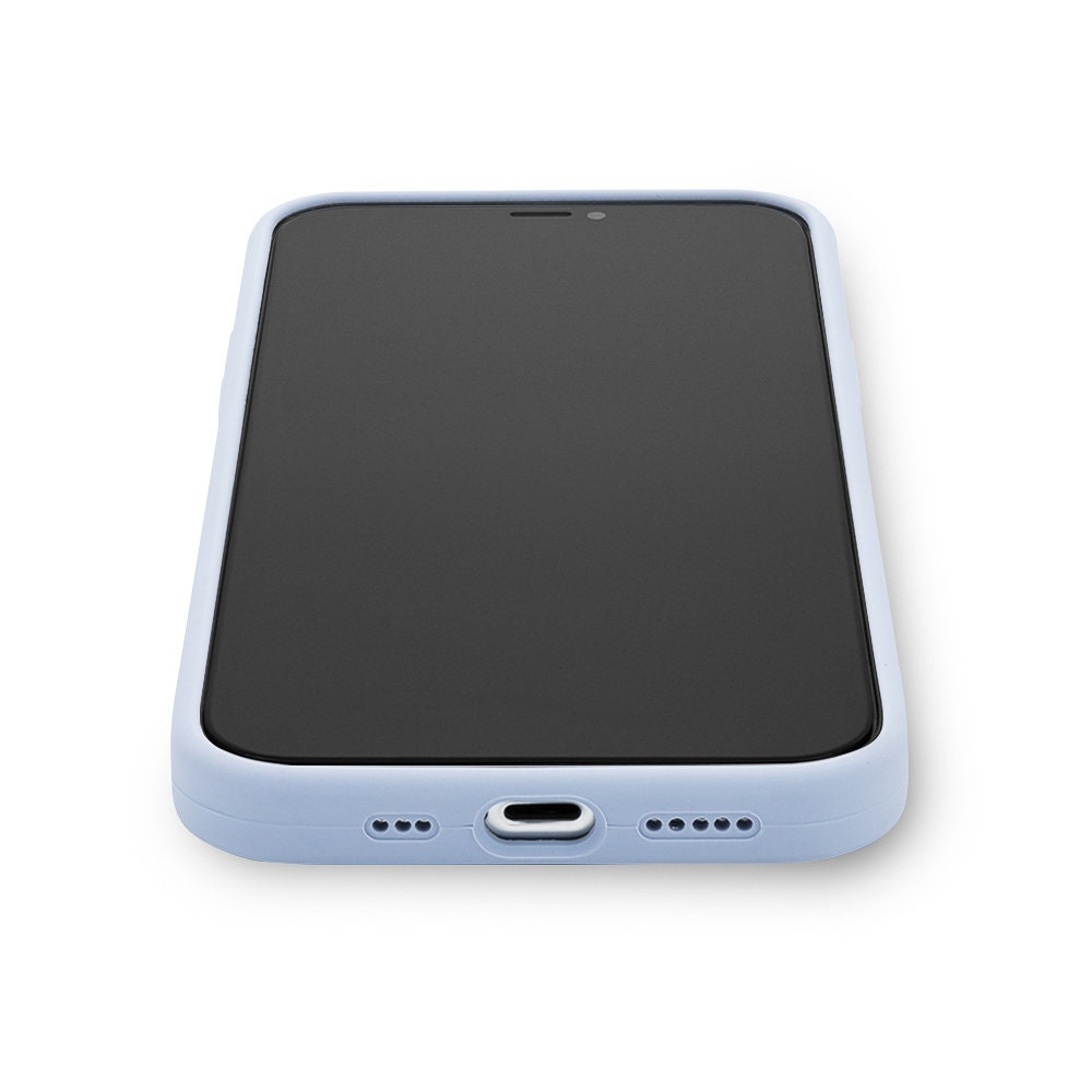 Soft Blue Silicone iPhone Case - Baby Blue Protective Case for iPhone ...