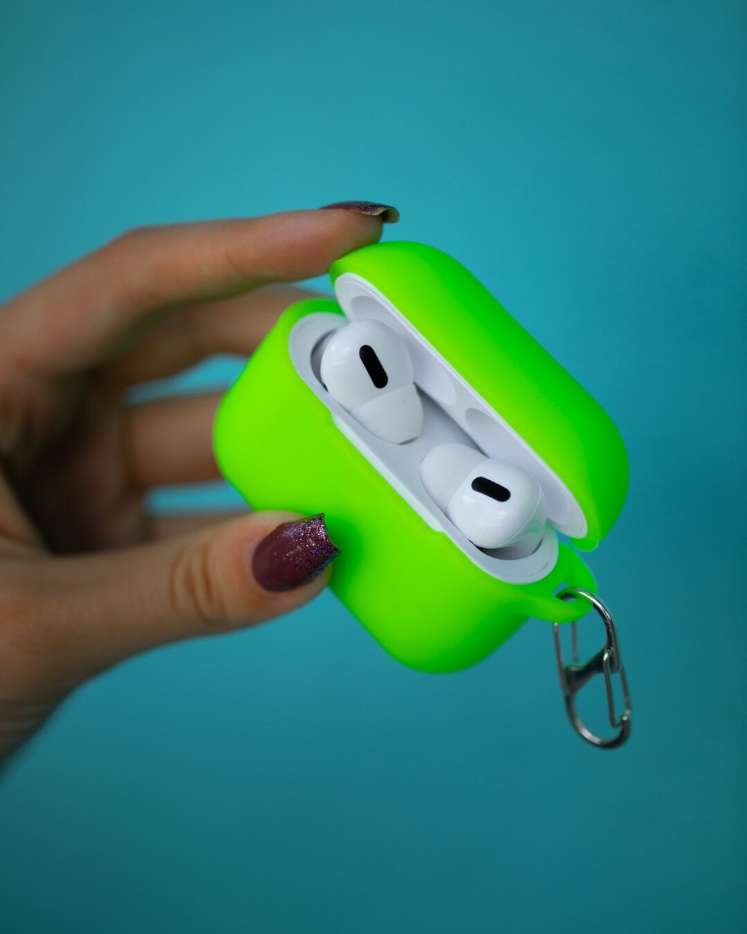 BRIGHT! Neon Green Airpods Case for 1&2 | Shockproof 360º Protective ...