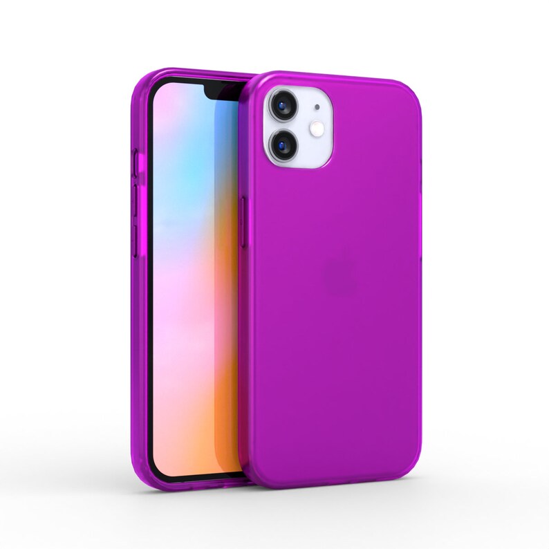 Neon Purple Clear iPhone Case BRIGHT! - iPhone 14 Case, 13 Case, iPhone ...