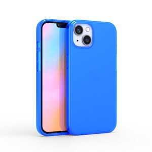 Neon Blue iPhone Case BRIGHT! - iPhone 14, iPhone 14 Plus, iPhone 14 ...