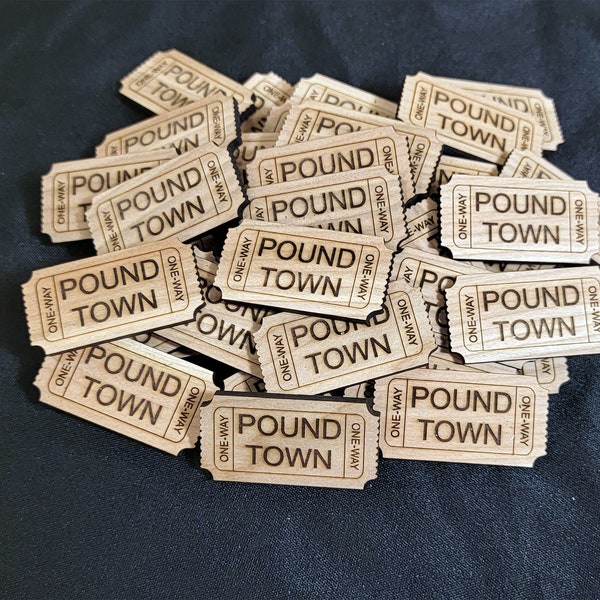 Poundtown Ticket - Etsy
