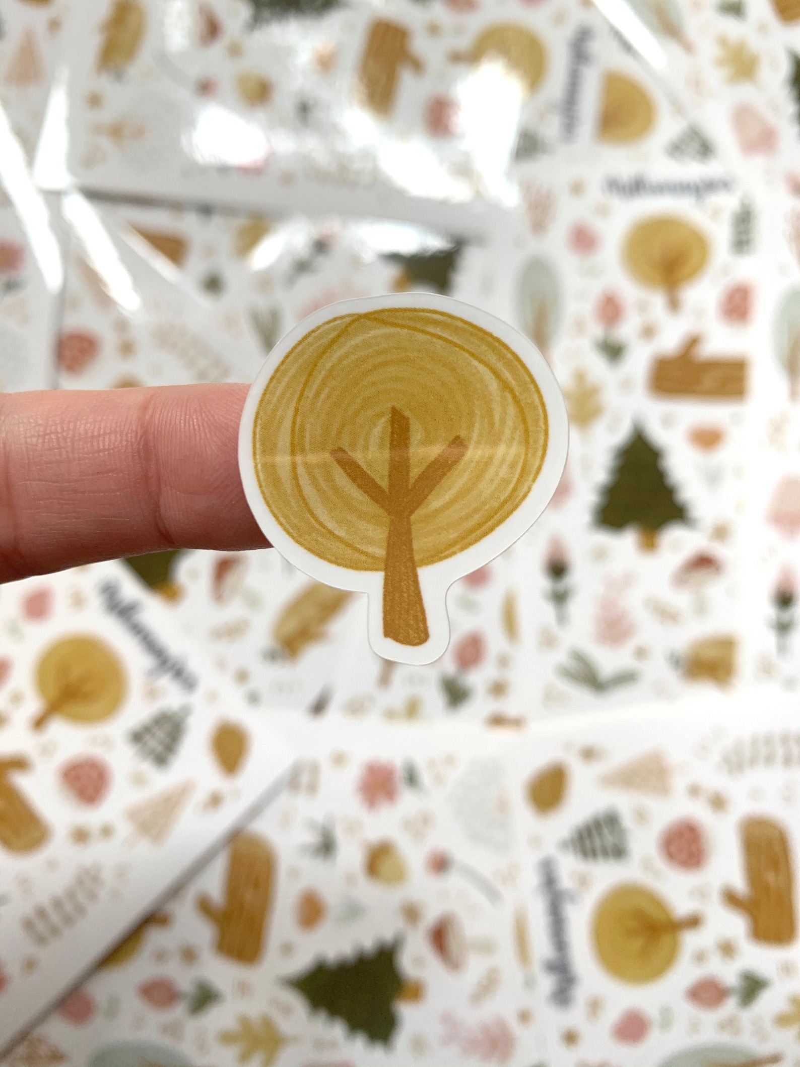 Woodland Flora Sticker Sheet BuJo Stickers Planner | Etsy