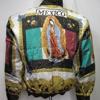 Raised on Salsa Y Sazon Men's Denim Jacket - Etsy