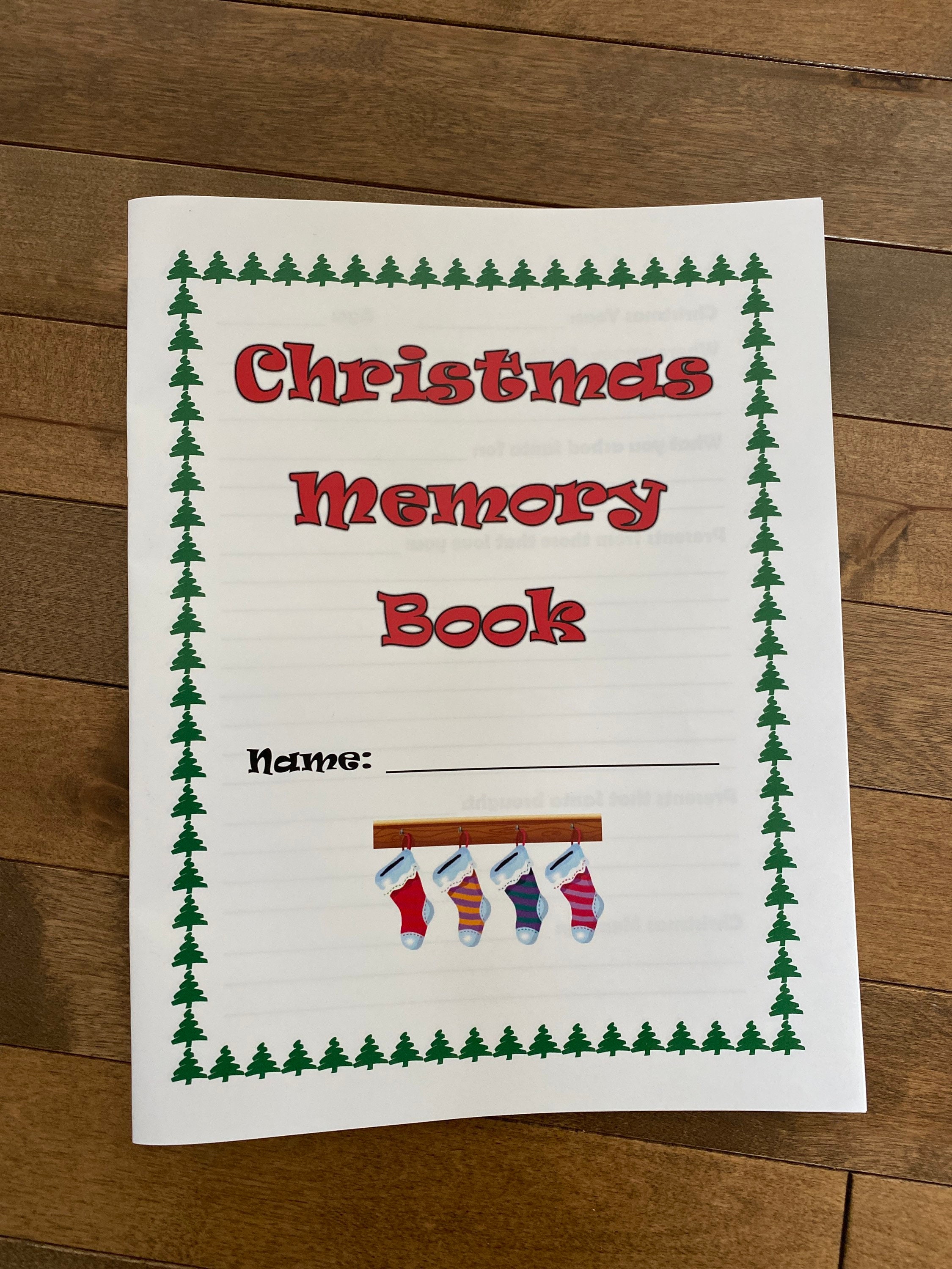 Unique Christmas Memory Book to Capture All Your Childs Experiences ...