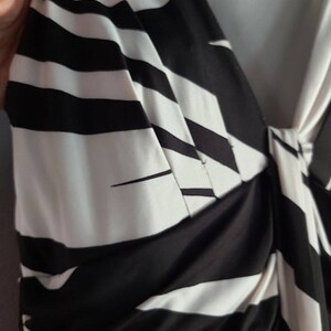 Wallis Brand Black and White Maxi Dress, Sleeveless, Y2K, Made in U.K ...