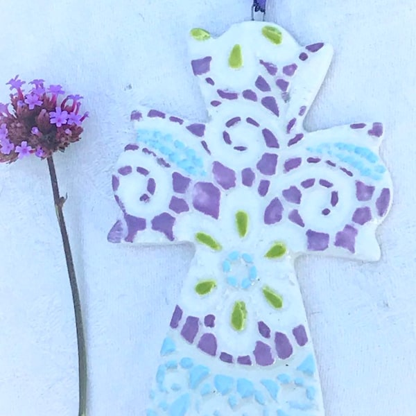 Ceramic Cross - Etsy