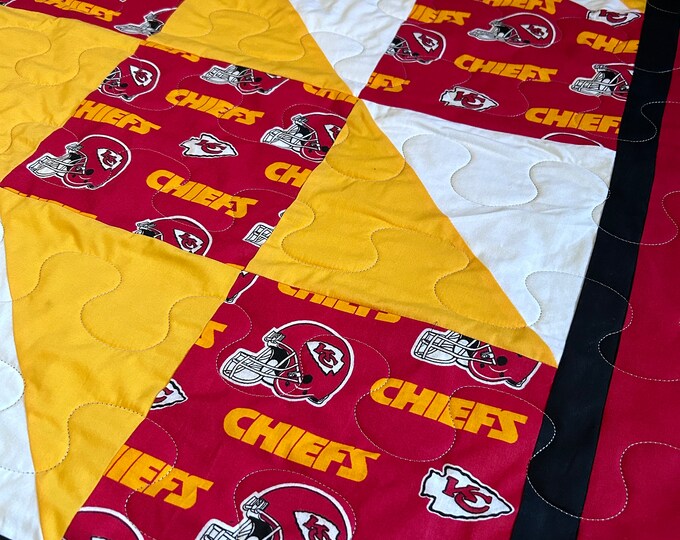 Kansas City Chiefs Quilt - Etsy