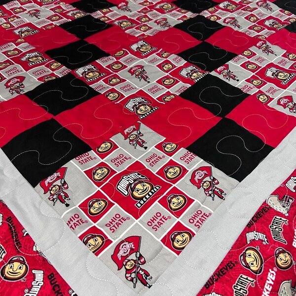 Ohio State Quilt - Etsy