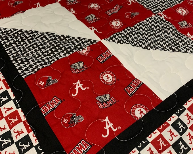 University of Alabama Quilt - Etsy