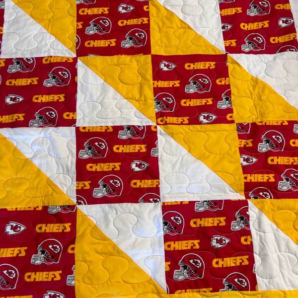 Kansas City Chiefs Quilt - Etsy