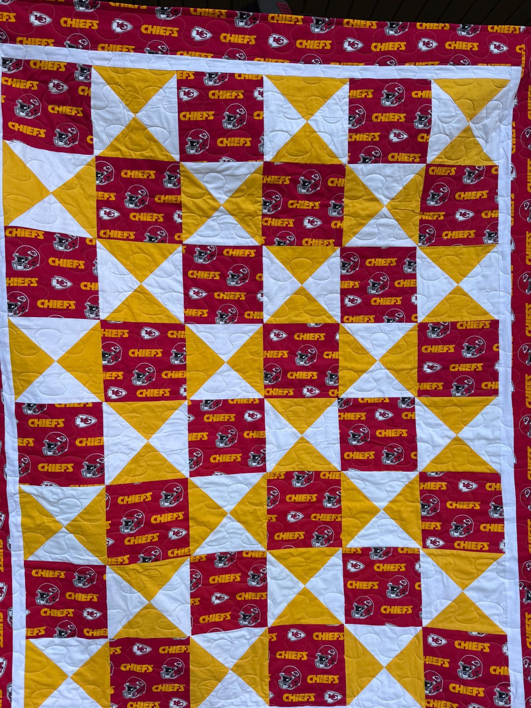 Kansas City Chiefs Quilt - Etsy
