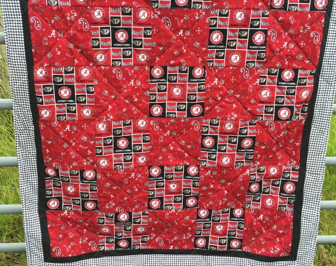 University of Alabama Quilt - Etsy